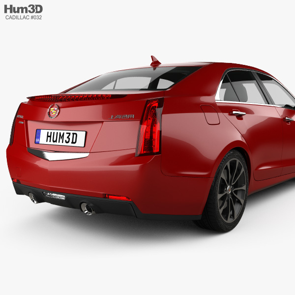 凯迪拉克 ATS L 2018 3D模型 - 下载 Sedan 开启 3DModels.org