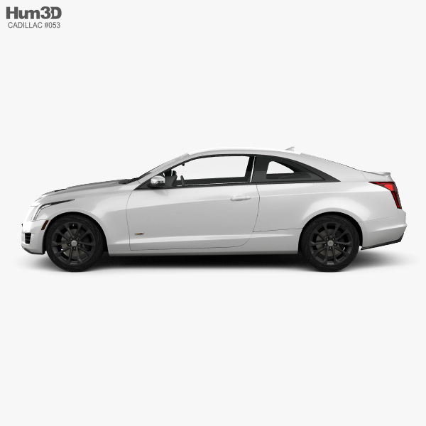Cadillac ATS-V coupe 2018 3D model - Download Sports car on 3DModels.org