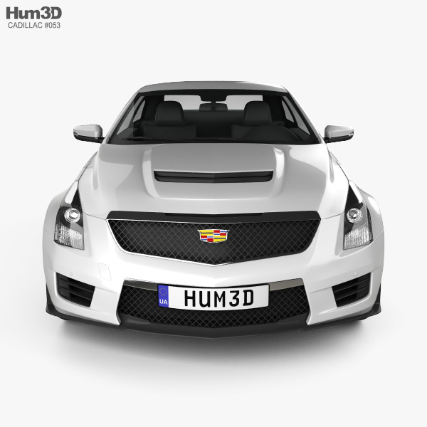 Cadillac ATS-V coupe 2018 3D model - Download Sports car on 3DModels.org