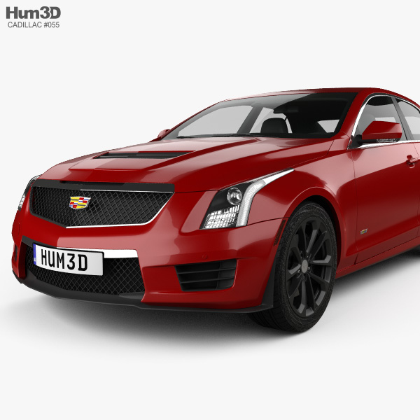 Cadillac ATS-V sedan 2020 3D model - Download Sedan on 3DModels.org