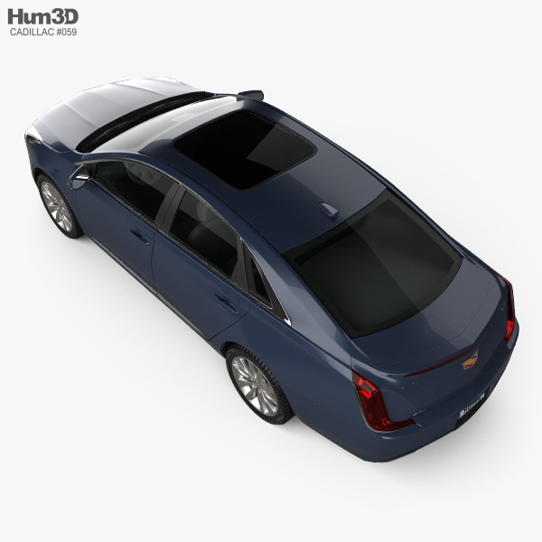 Cadillac XTS 2020 3D model - Download Sedan on 3DModels.org