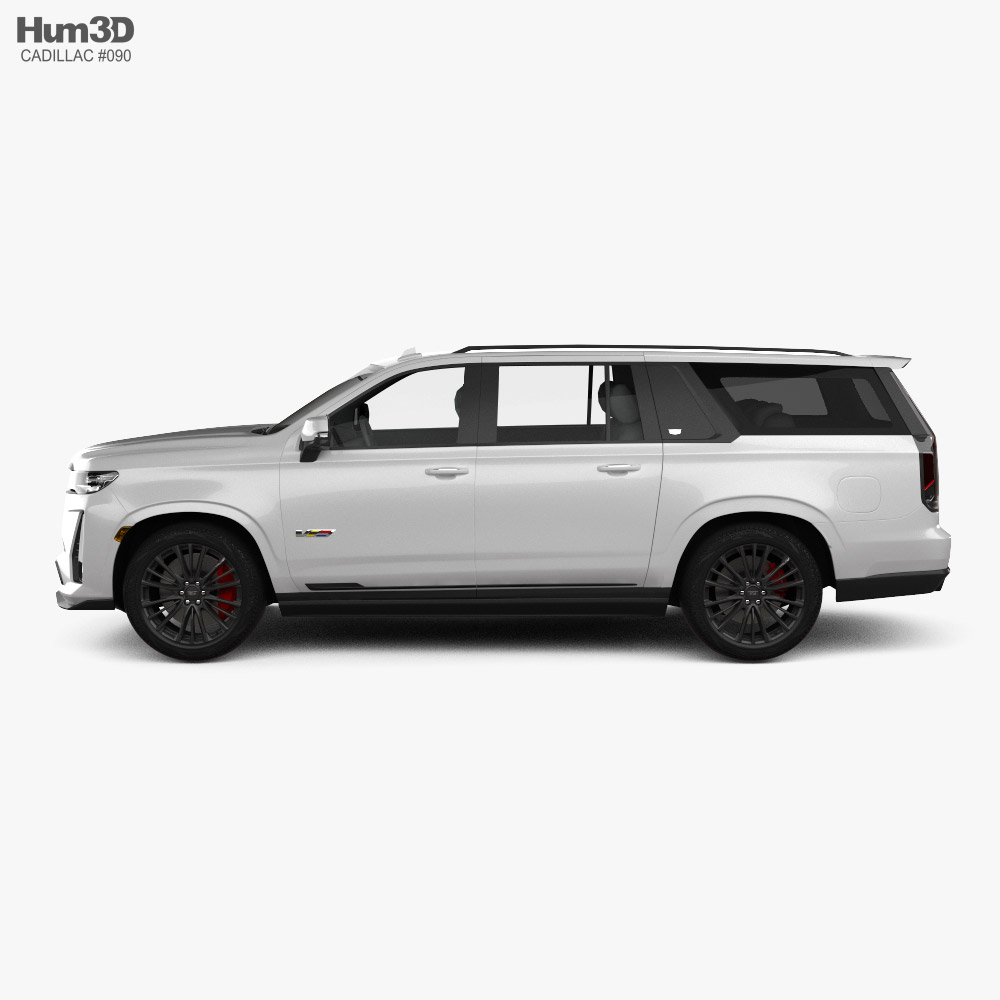 Cadillac Escalade ESV V 2024 3D model - Download Crossover SUV on ...