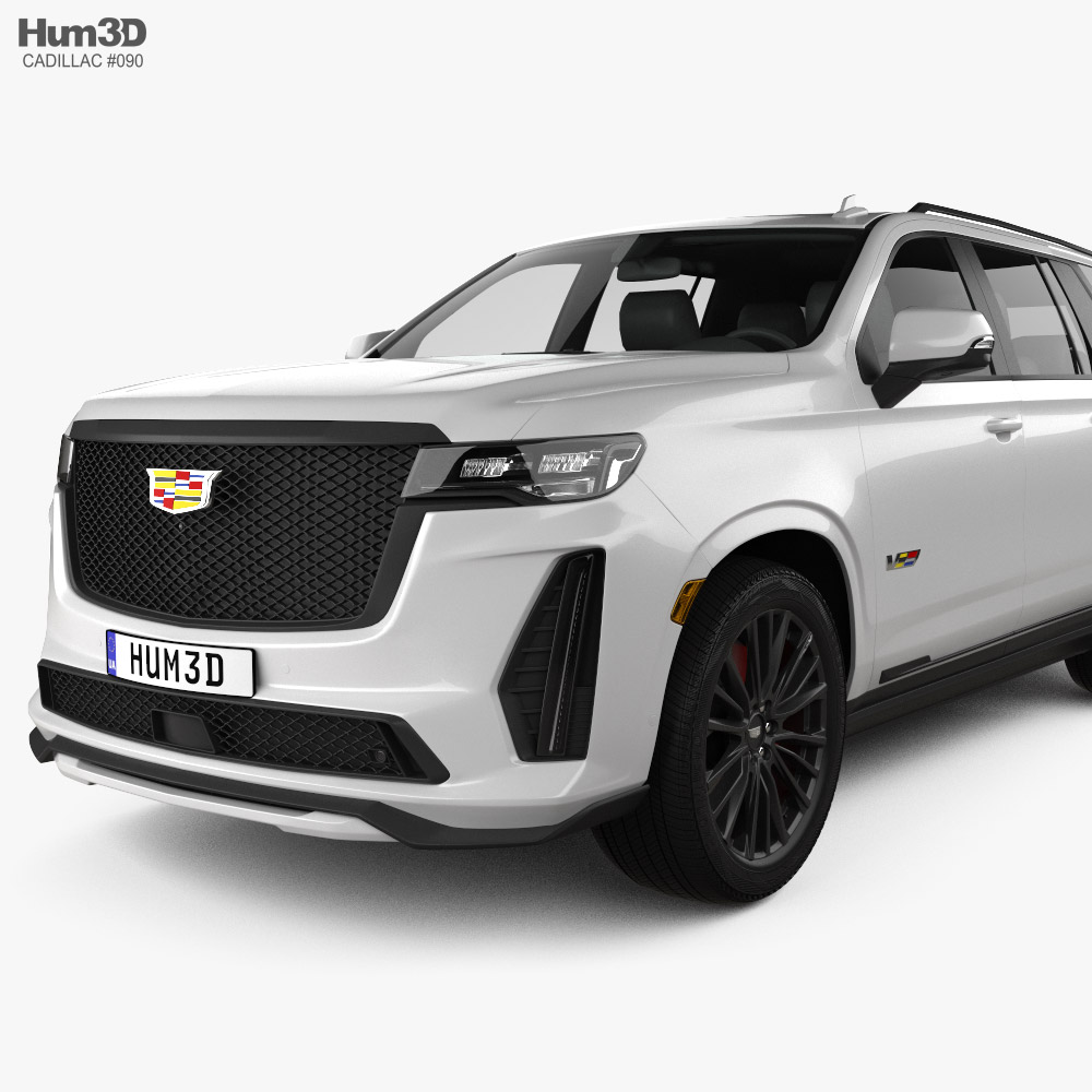 Cadillac Escalade ESV V 2024 3D 모델 - 다운로드 Crossover SUV on 3DModels.org