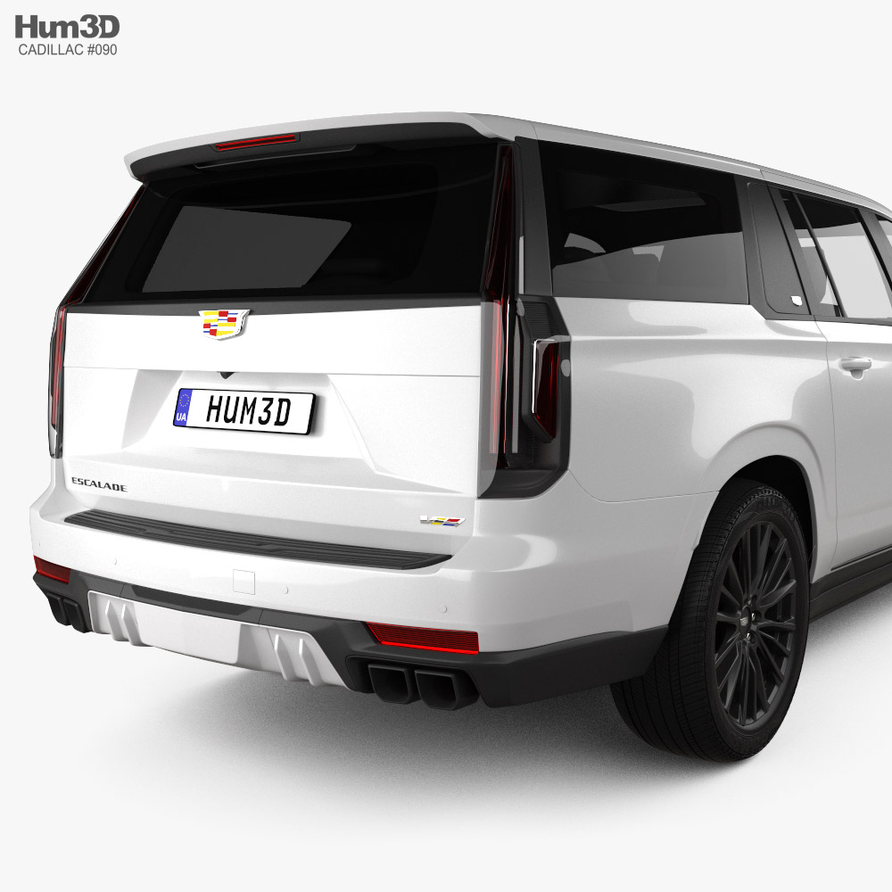 Cadillac Escalade ESV V 2024 3D model - Download Crossover SUV on ...