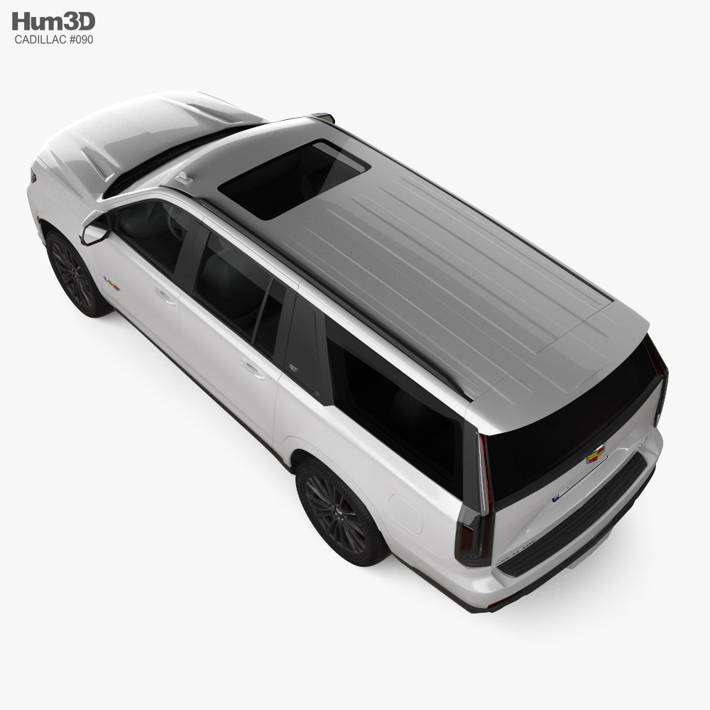Cadillac Escalade ESV V 2024 3D model - Download Crossover SUV on ...
