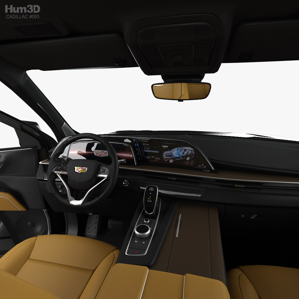 Cadillac Escalade Luxury with HQ interior 2024 3D model - Download ...