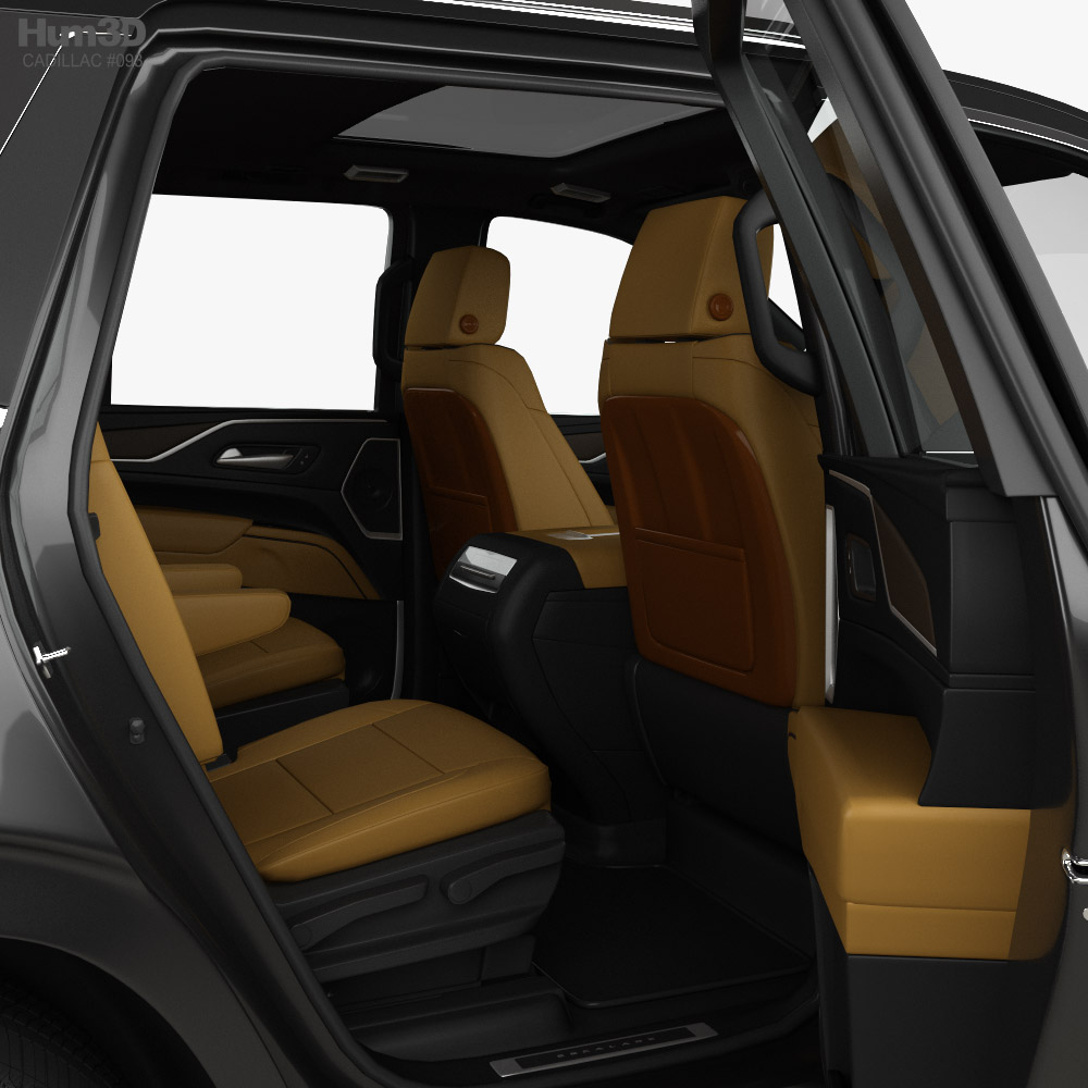 Cadillac Escalade Luxury with HQ interior 2024 3D model - Download ...