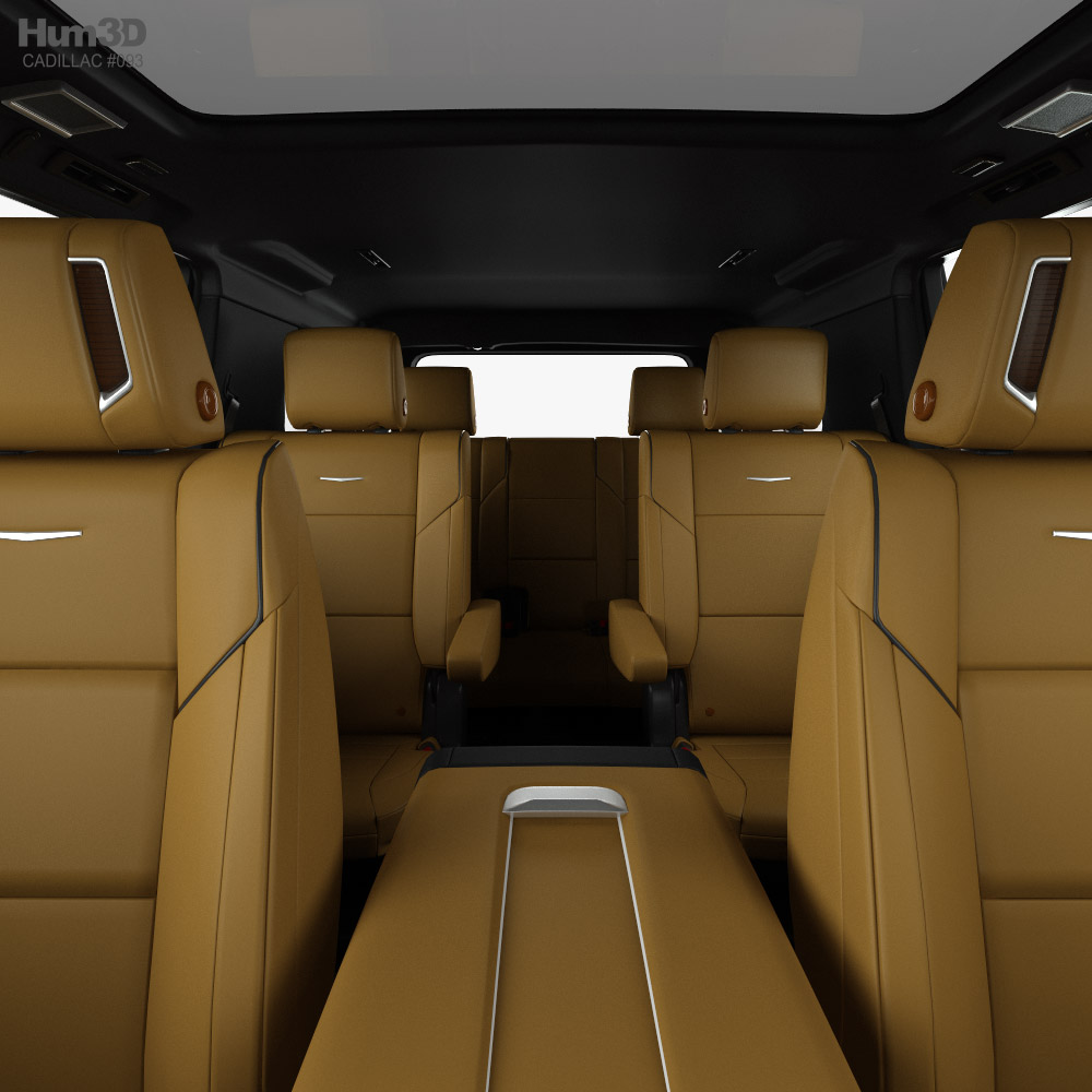 Cadillac Escalade Luxury with HQ interior 2024 3D model - Download ...