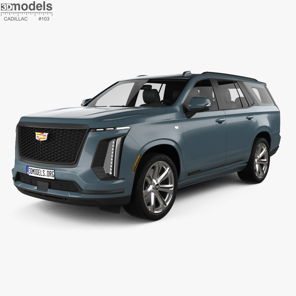 Cadillac Escalade 2025 3D model - Download Crossover SUV on 3DModels.org