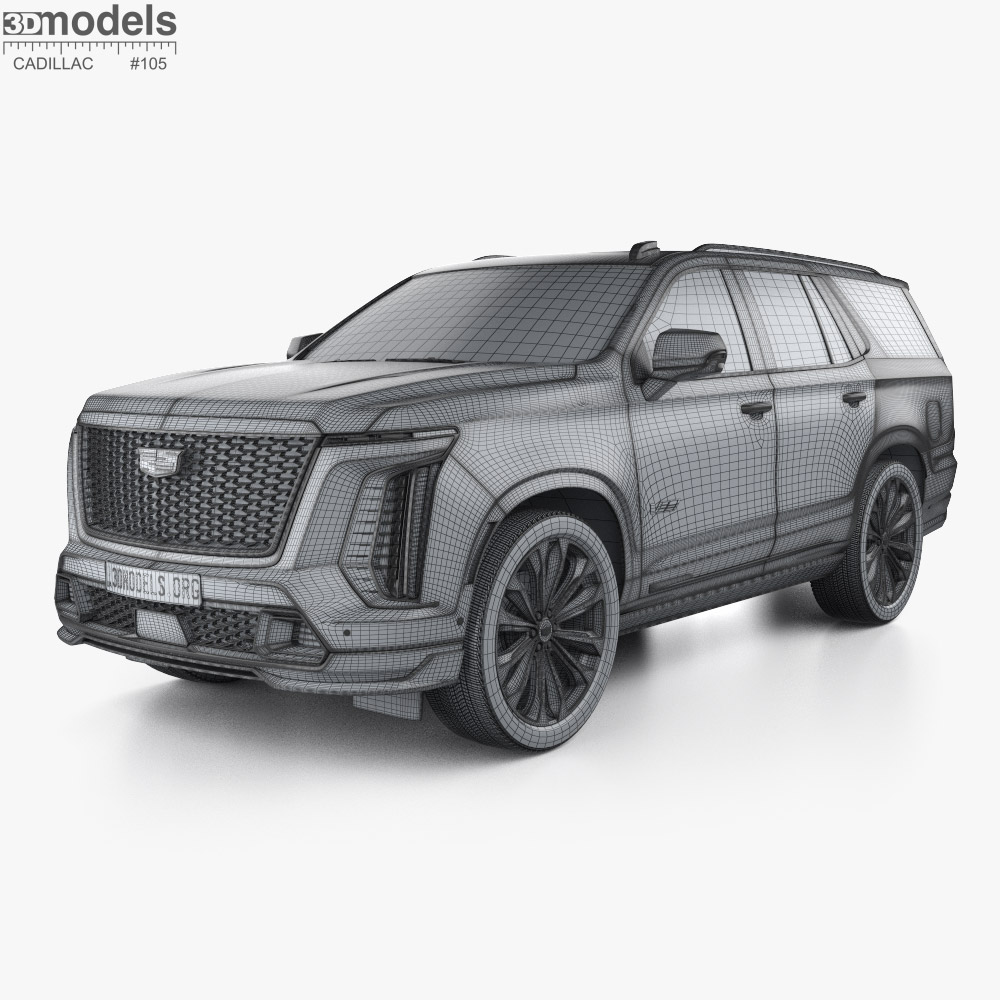 Cadillac Escalade V 2025 3D model - Download Crossover SUV on 3DModels.org