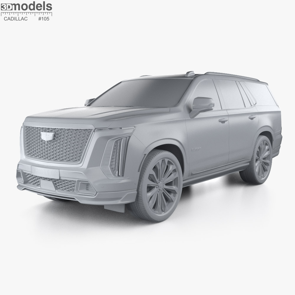 Cadillac Escalade V 2025 3D model - Download Crossover SUV on 3DModels.org