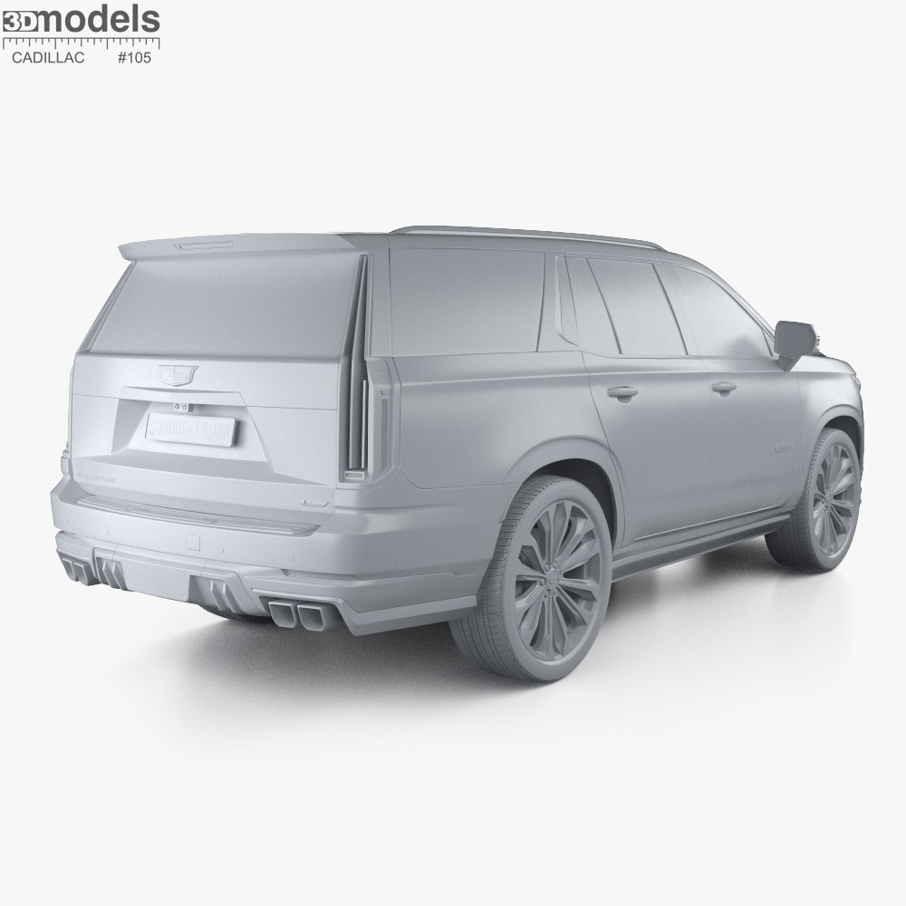 Cadillac Escalade V 2025 3D model - Download Crossover SUV on 3DModels.org