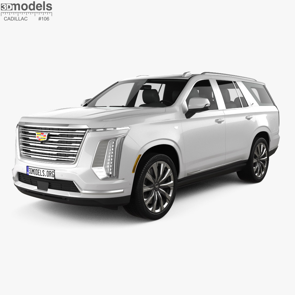 Cadillac Escalade Premium Luxury Platinum 2025 3D model - Download ...