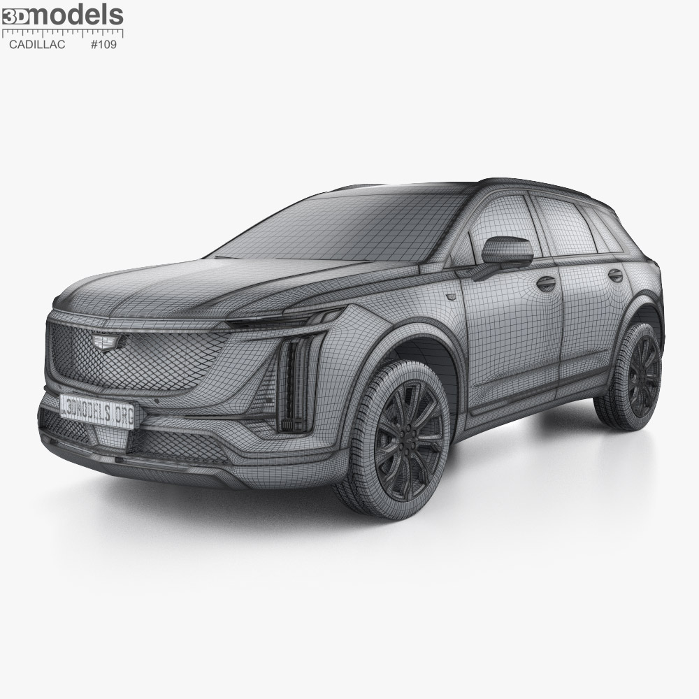 Cadillac XT5 2025 3D model - Download Crossover SUV on 3DModels.org