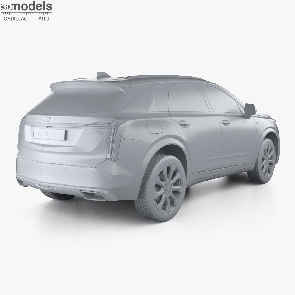 Cadillac XT5 2025 3D model - Download Crossover SUV on 3DModels.org