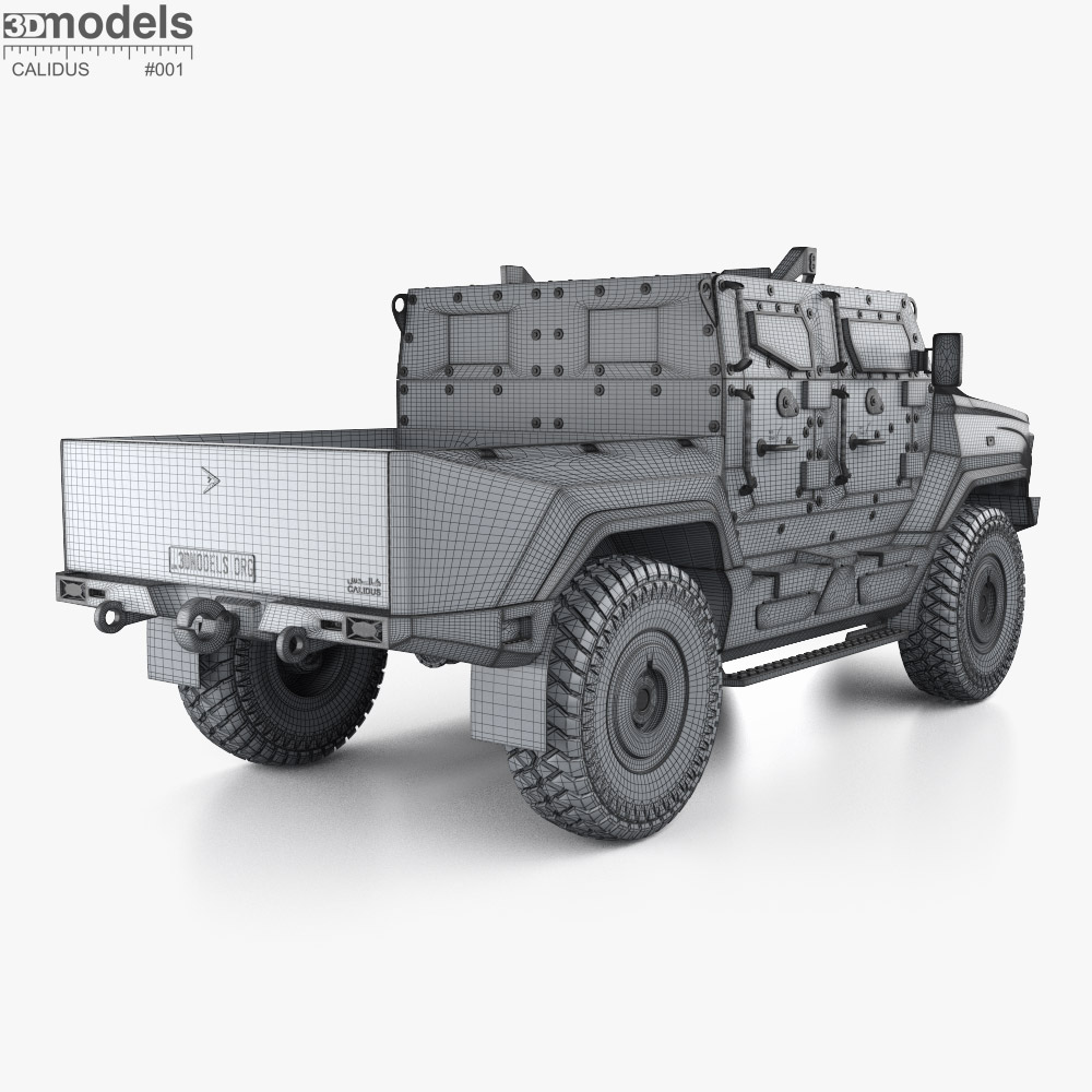 Calidus MTAV ALHEDA Pickup 2025 3D model - Download Pickup on 3DModels.org