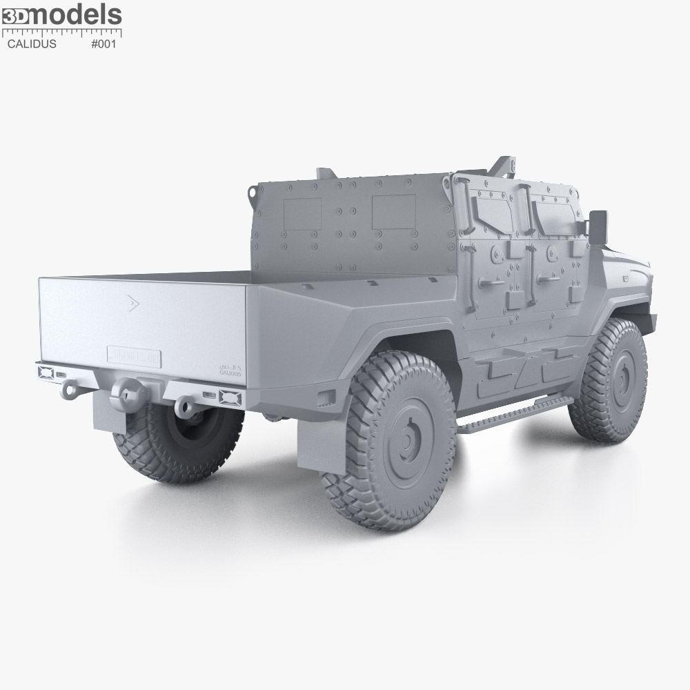 Calidus MTAV ALHEDA Pickup 2025 3D model - Download Pickup on 3DModels.org