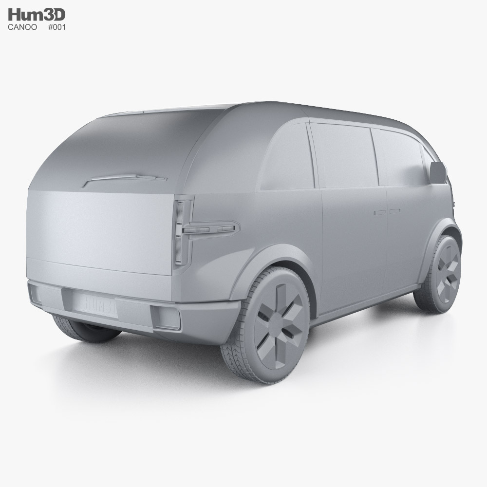 Canoo Lifestyle Vehicle Premium 2025 3D model - Download Van on ...