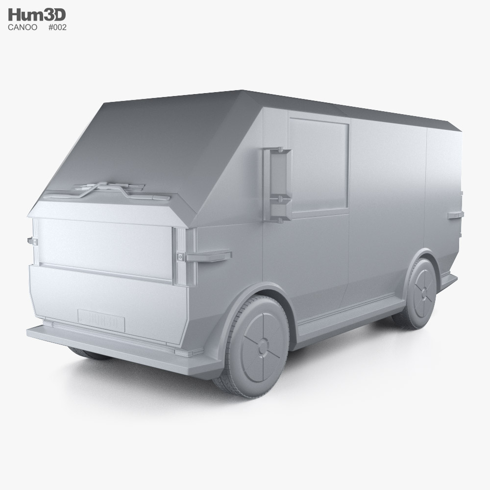 Canoo MPDV 2025 3D 모델 - 다운로드 Van on 3DModels.org