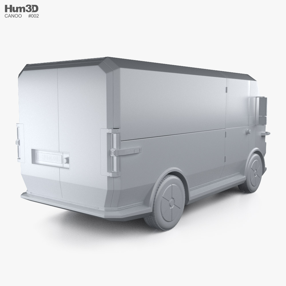 Canoo MPDV 2025 3D model - Download Van on 3DModels.org