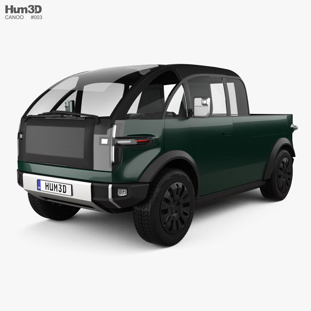 Canoo Pickup 2025 3D model - Download Pickup on 3DModels.org