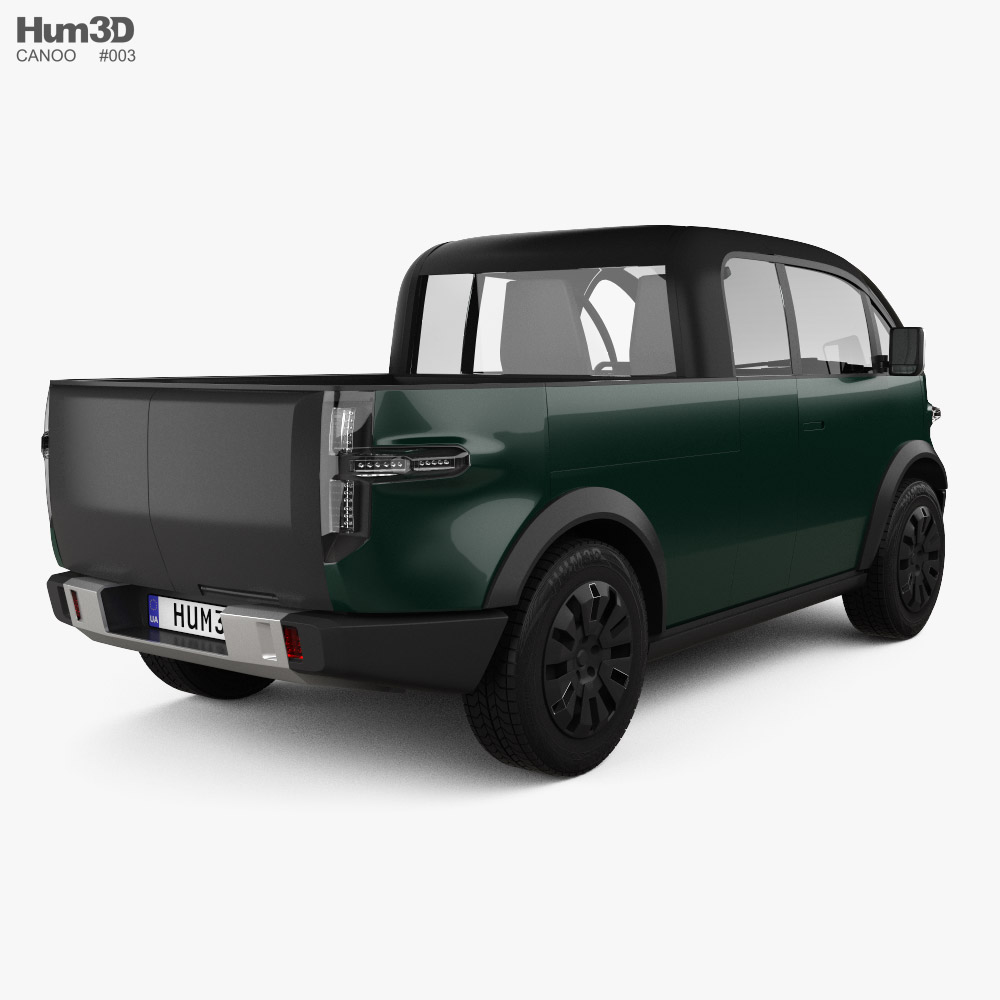 Canoo Pickup 2025 3D model - Download Pickup on 3DModels.org