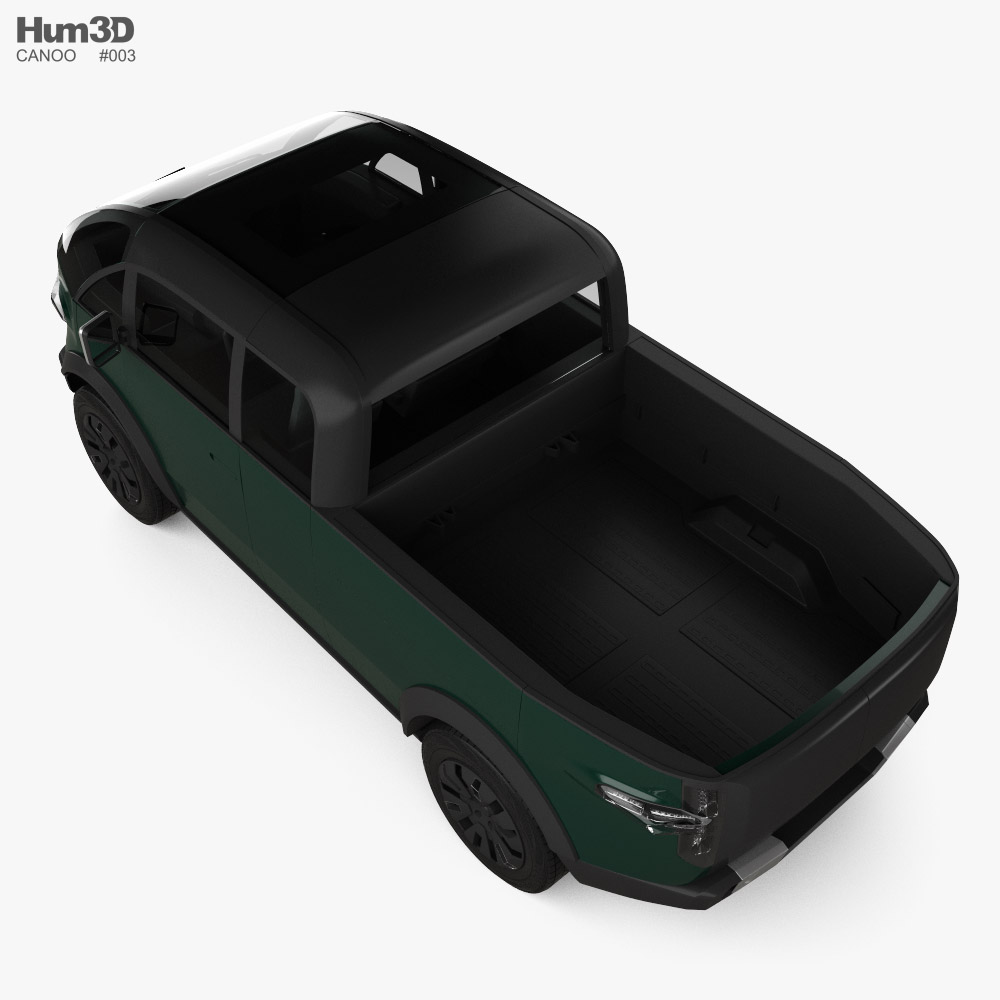 Canoo Pickup 2025 3D model - Download Pickup on 3DModels.org