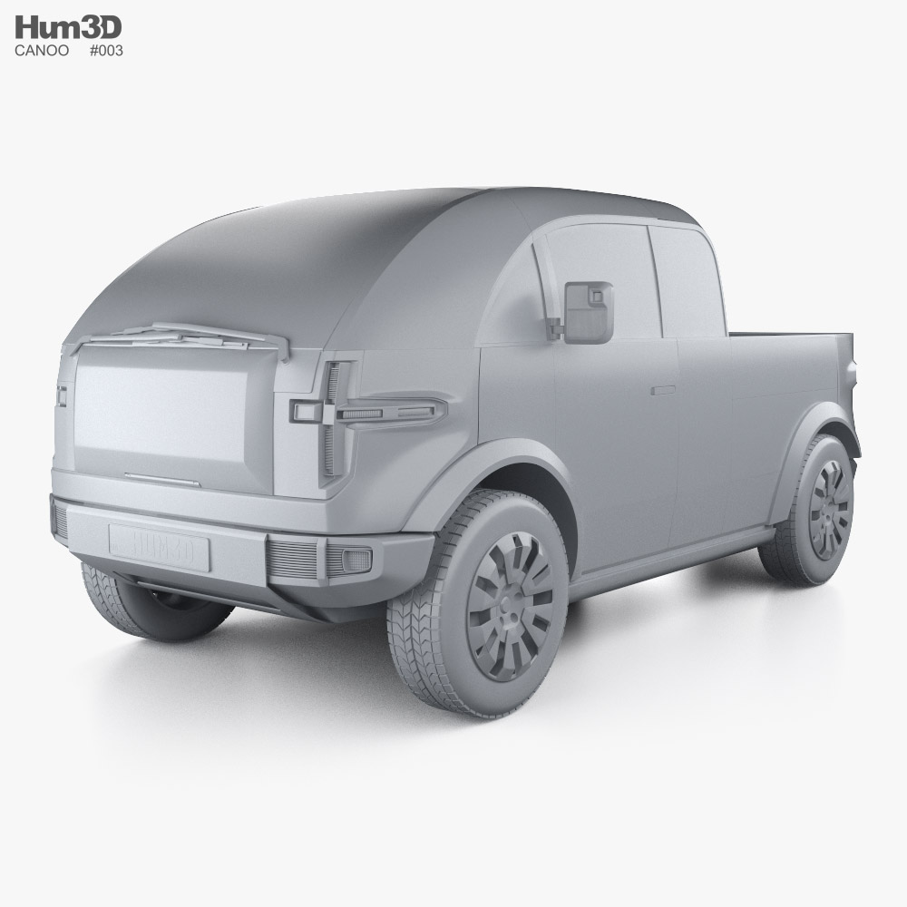 Canoo Pickup 2025 3D model - Download Pickup on 3DModels.org