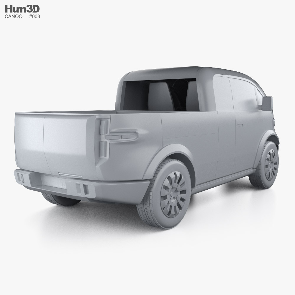 Canoo Pickup 2025 3D model - Download Pickup on 3DModels.org