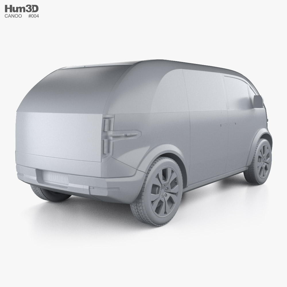Canoo LDV Cargo Walmart 2025 3D model - Download Van on 3DModels.org