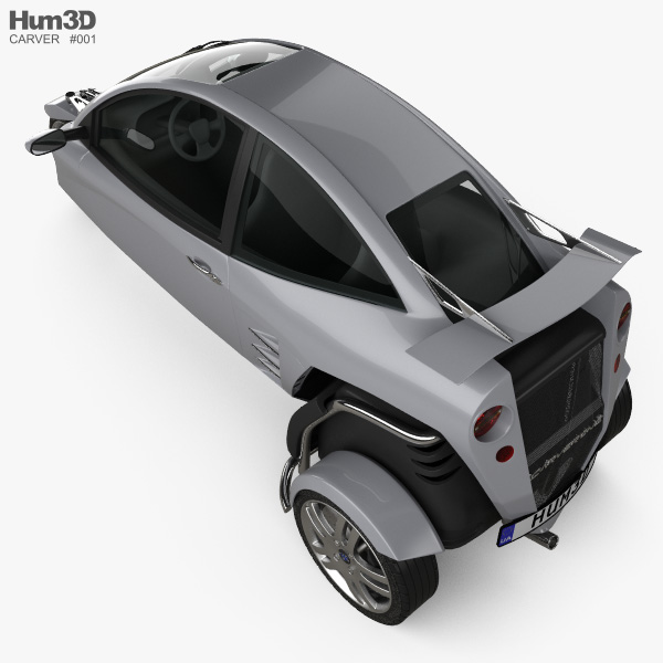 Carver One 2007 3D model - Download Motorcycle on 3DModels.org