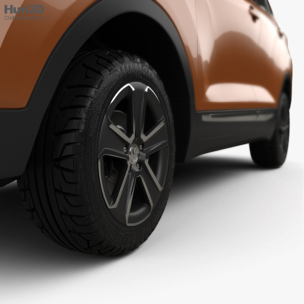 Changan CS15 2020 3D model - Download Crossover SUV on 3DModels.org