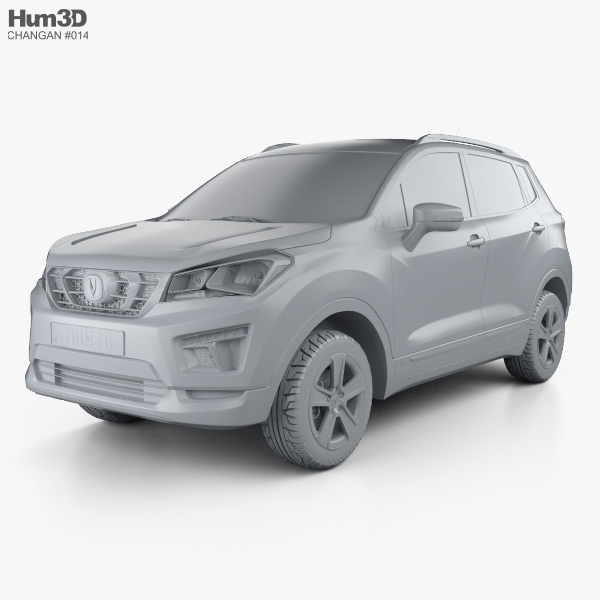 Changan CS15 2020 3D model - Download Crossover SUV on 3DModels.org