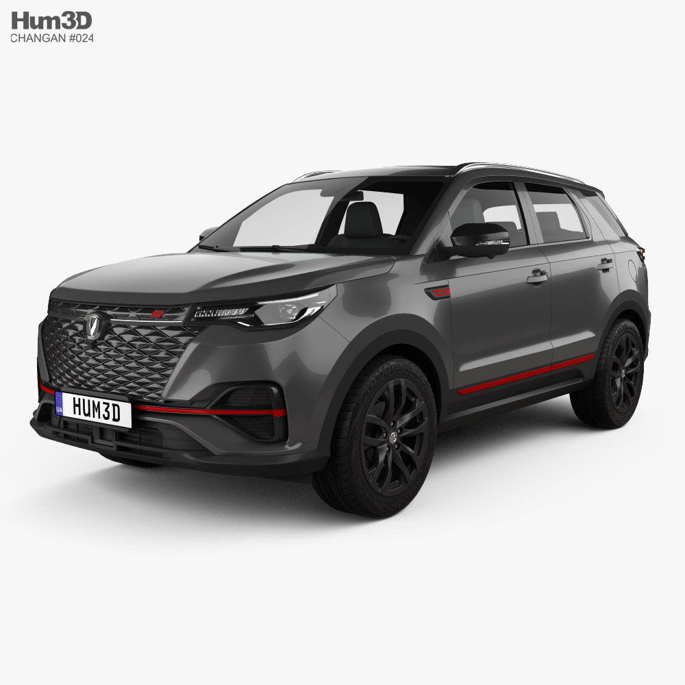 Changan CS55 Plus 2024 3D model - Download Hatchback on 3DModels.org