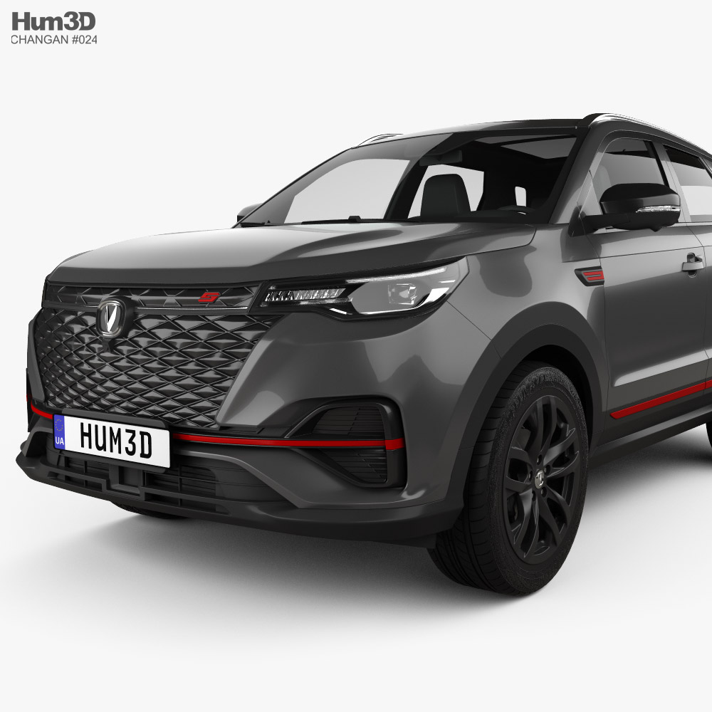 Changan CS55 Plus 2024 3D model - Download Hatchback on 3DModels.org
