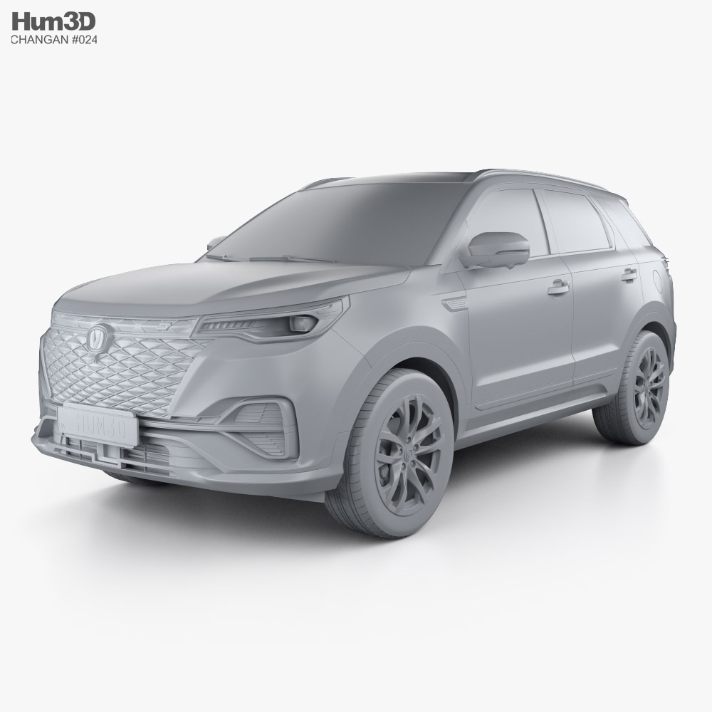 Changan CS55 Plus 2024 3D model - Download Hatchback on 3DModels.org