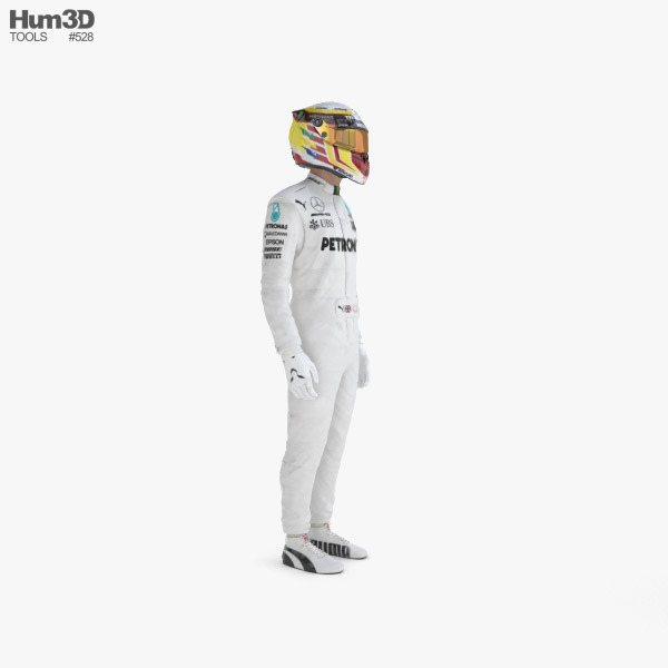 Racer 3D model - Download Character on 3DModels.org