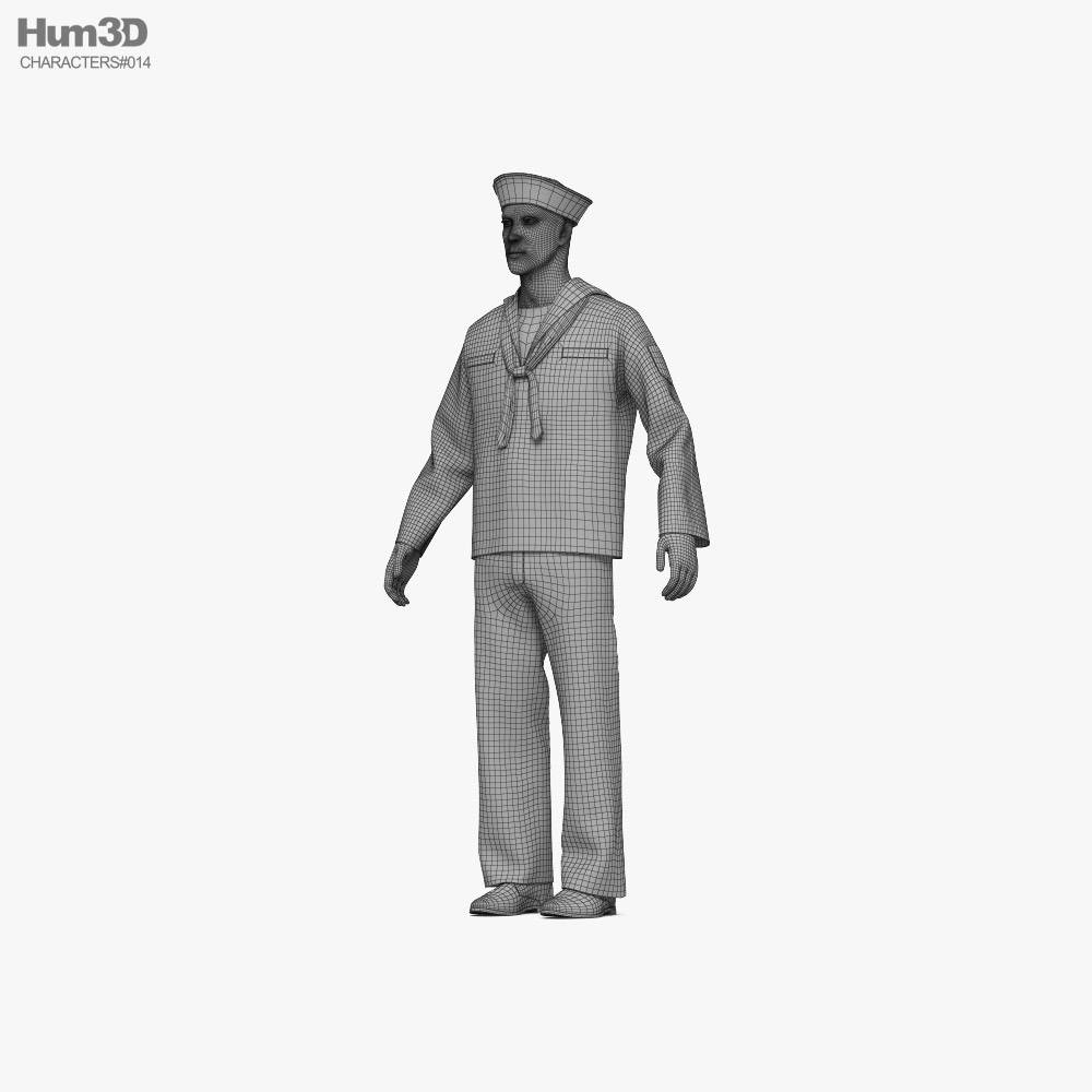 Sailor 3D model - Download Character on 3DModels.org