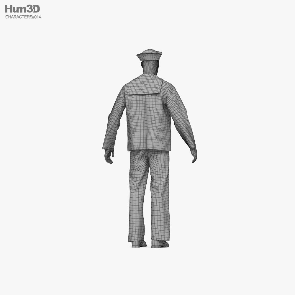 Sailor 3D model - Download Character on 3DModels.org