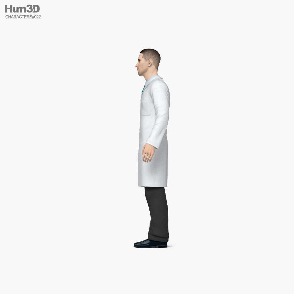 Doctor 3D model - Download Character on 3DModels.org