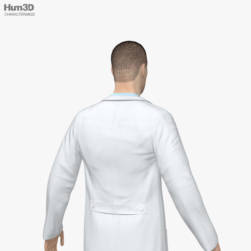 Doctor 3D model - Download Character on 3DModels.org