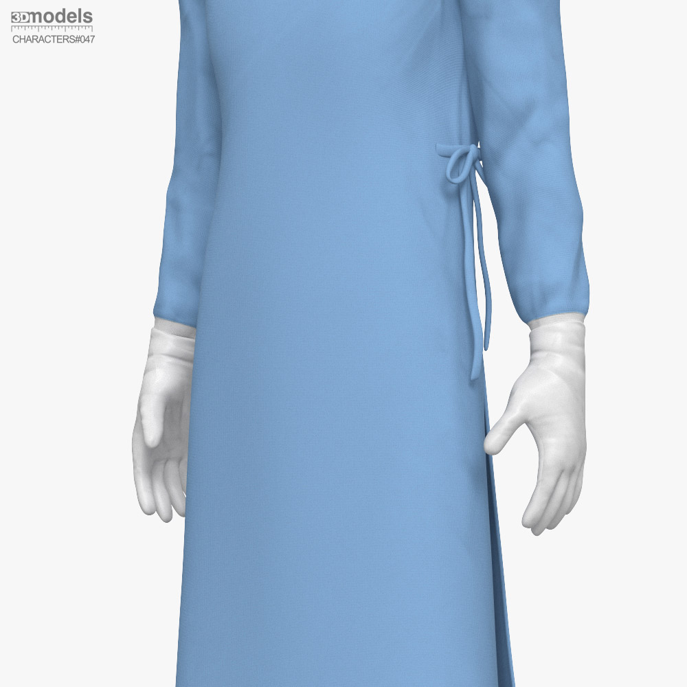 Surgeon 3D model - Download Character on 3DModels.org