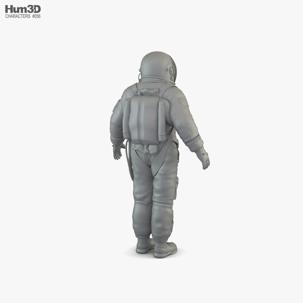 Space Suit NASA ACES 3D model - Download Character on 3DModels.org