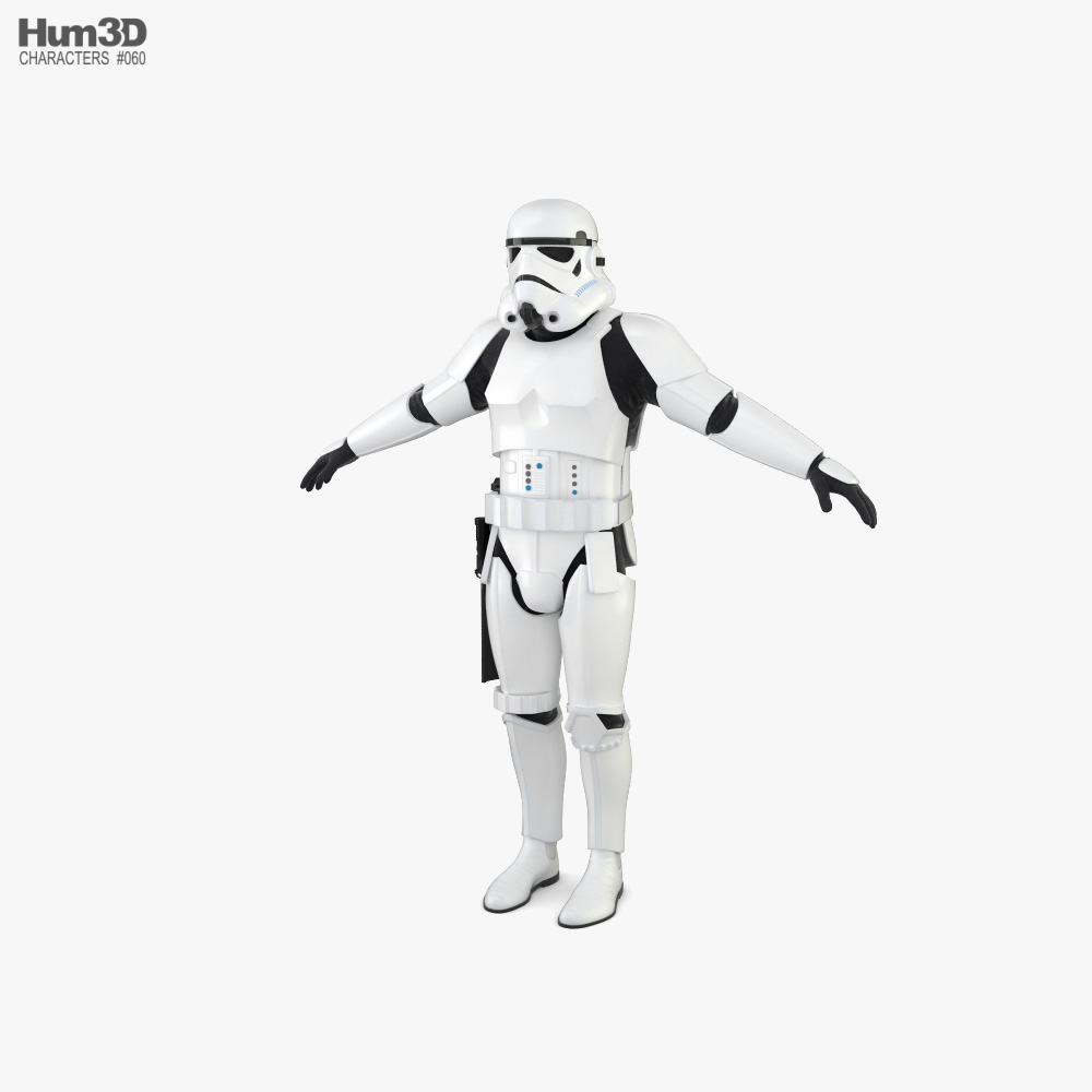 Stormtrooper 3D model - Download Character on 3DModels.org