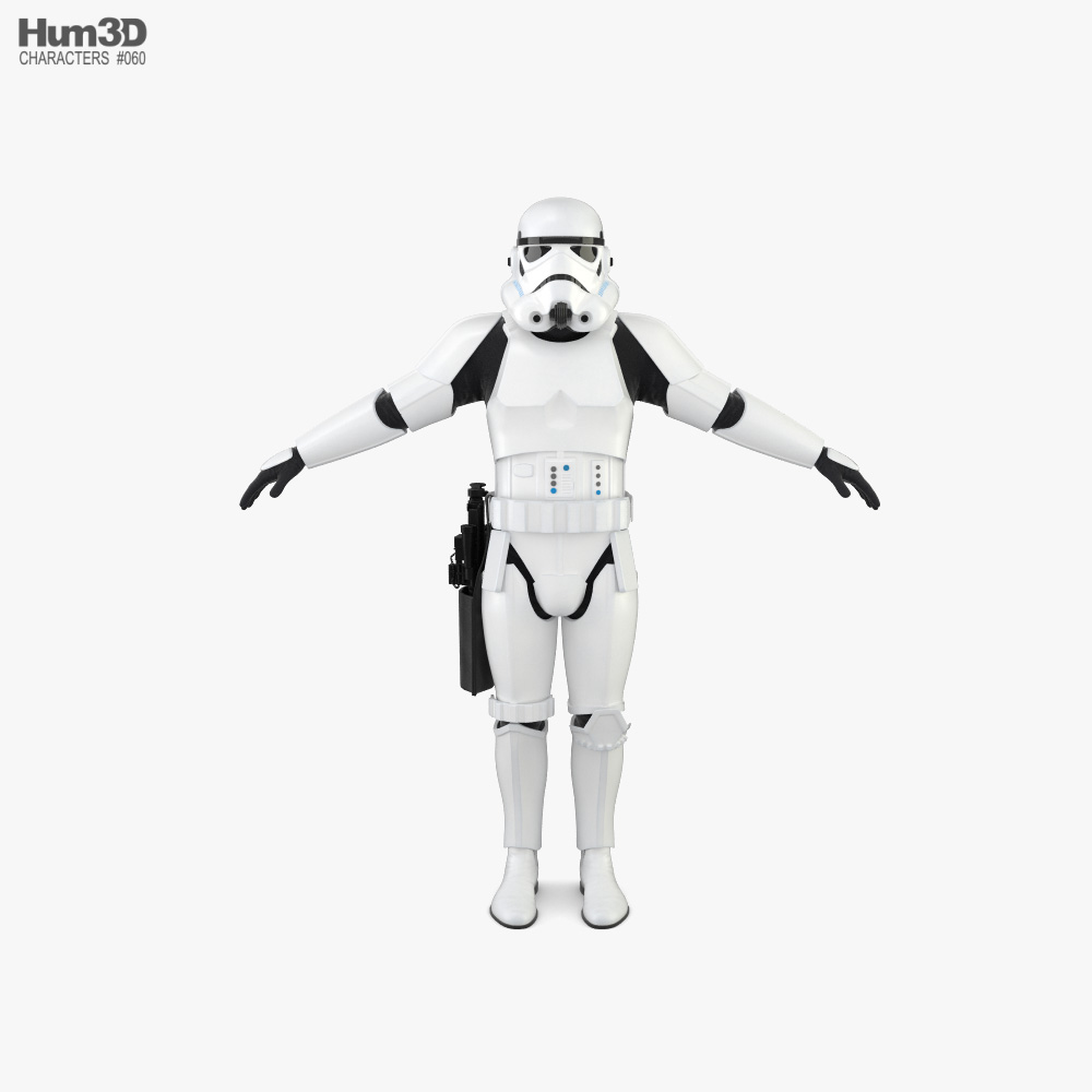 Stormtrooper 3D model - Download Character on 3DModels.org