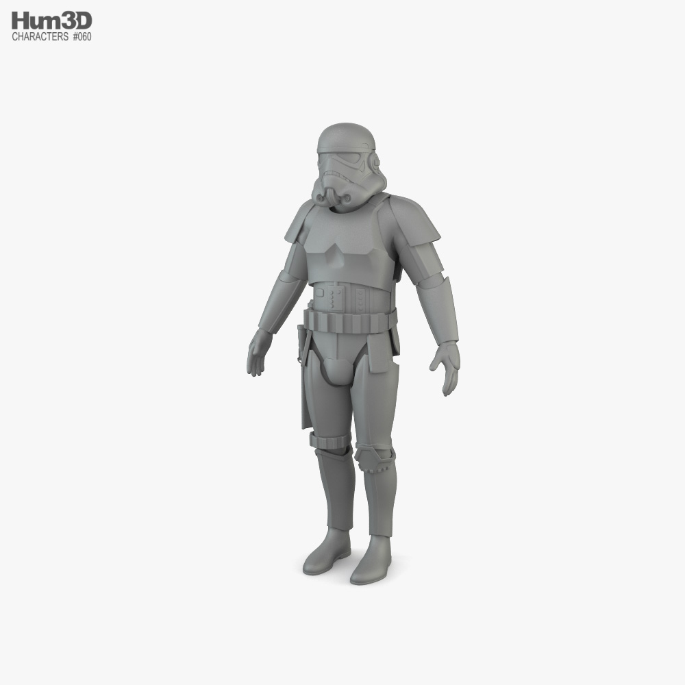 Stormtrooper 3D model - Download Character on 3DModels.org