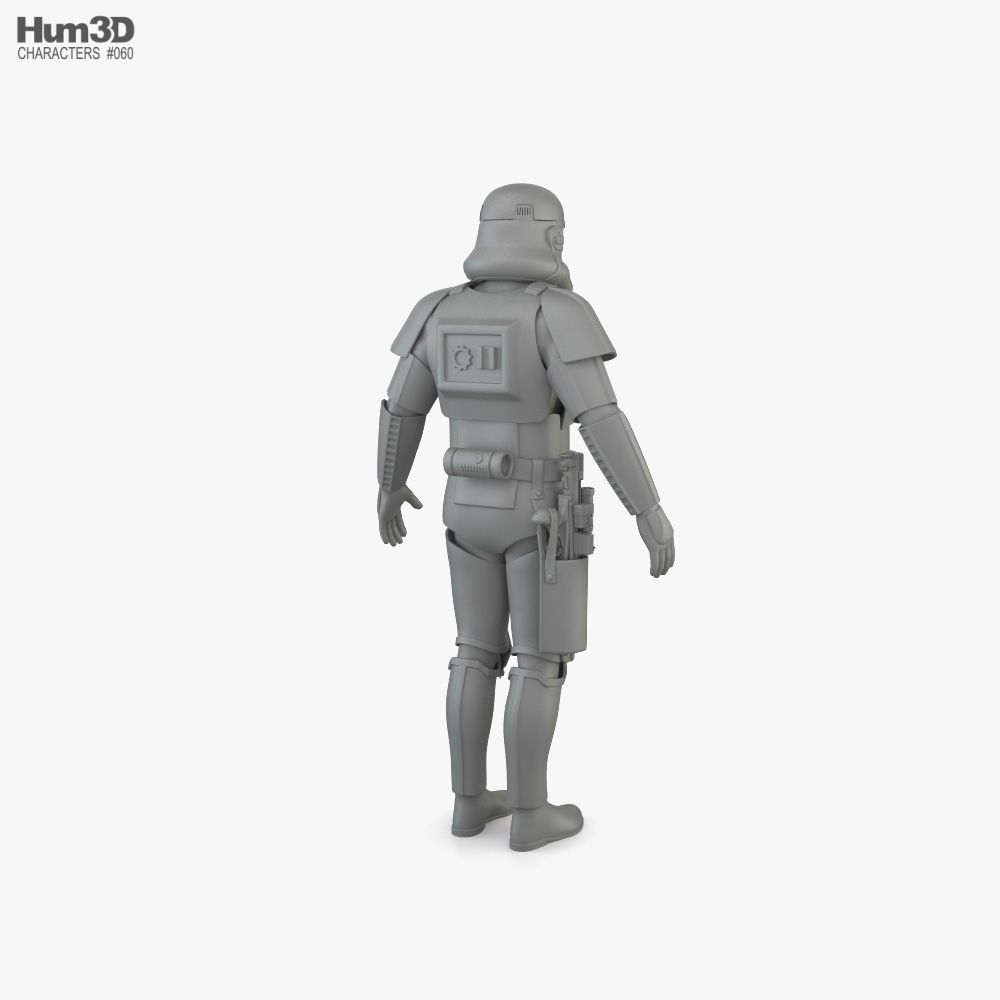 Stormtrooper 3D model - Download Character on 3DModels.org