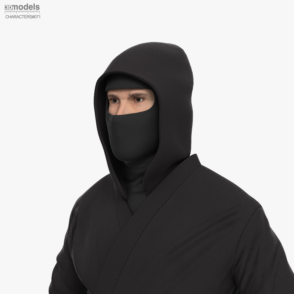 Ninja Modelo 3D - Descargar Character on 3DModels.org