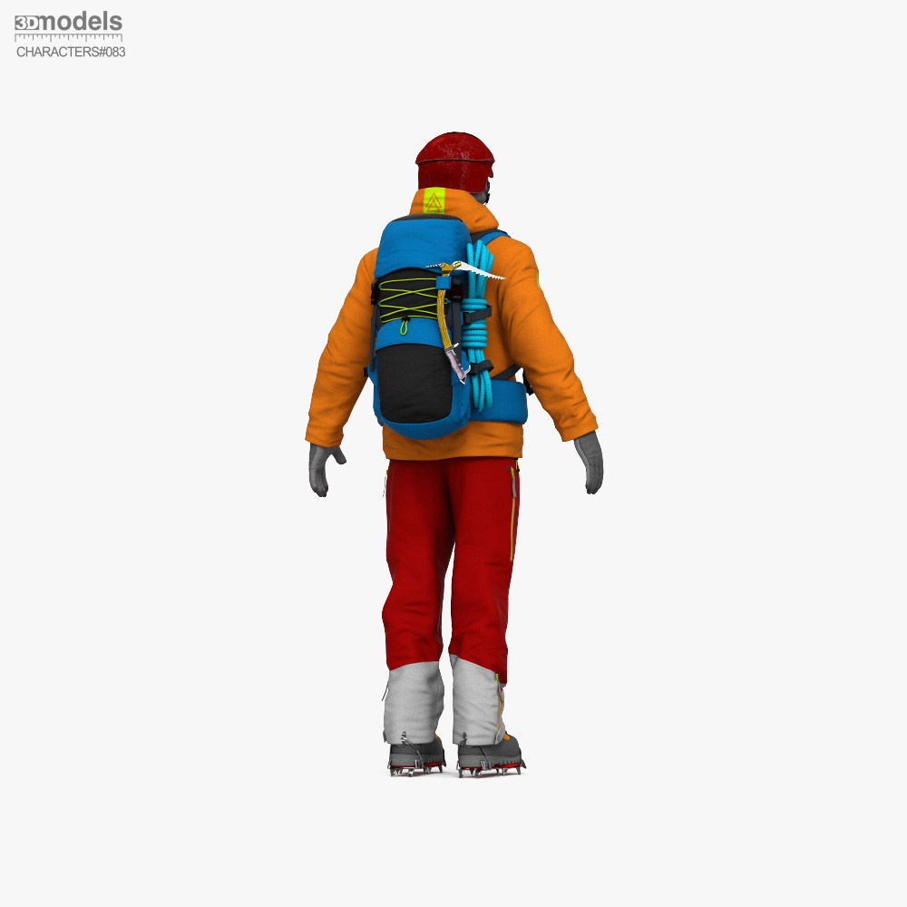 Climber 3D model - Download Character on 3DModels.org