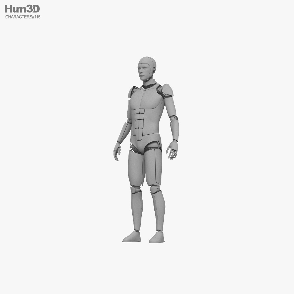Cyborg Male Modelo 3D - Descargar Robots on 3DModels.org